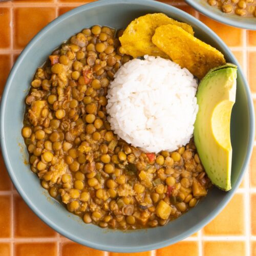 Ecuadorian Lentils (Menestra de Lentejas)