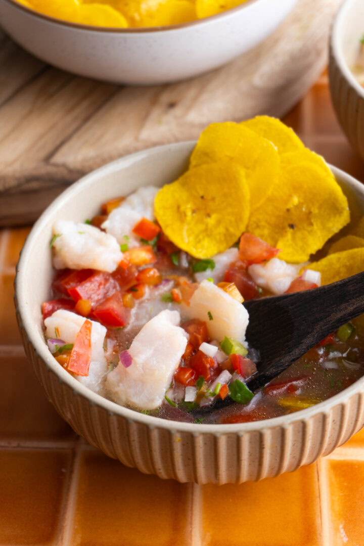 Ecuadorian Fish Ceviche - Lauren con Sazón