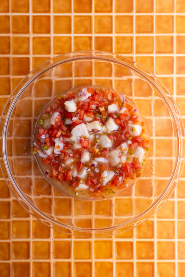 Ecuadorian Fish Ceviche - Lauren con Sazón